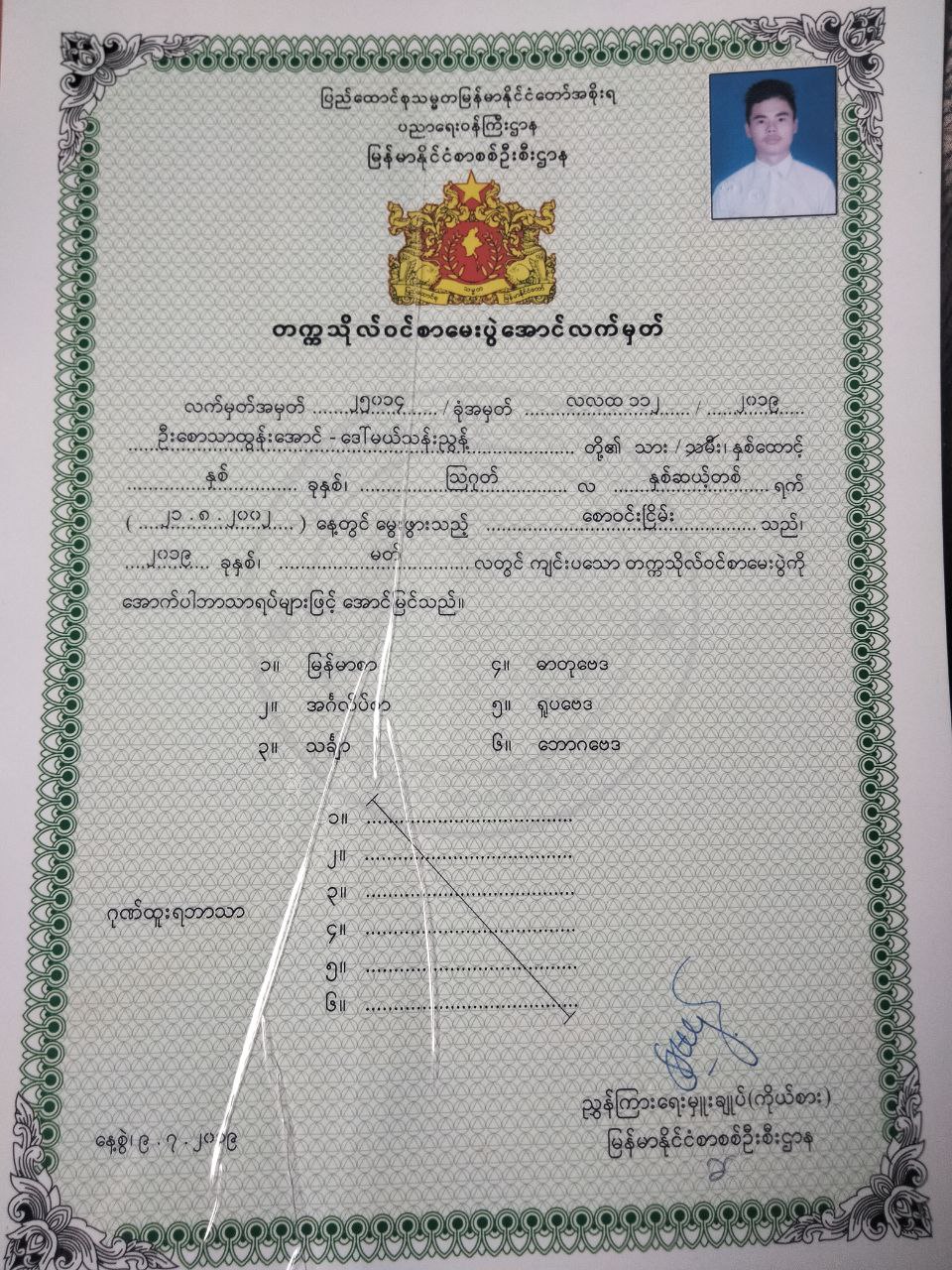 Saw Win Nyein - Personal Portfolio